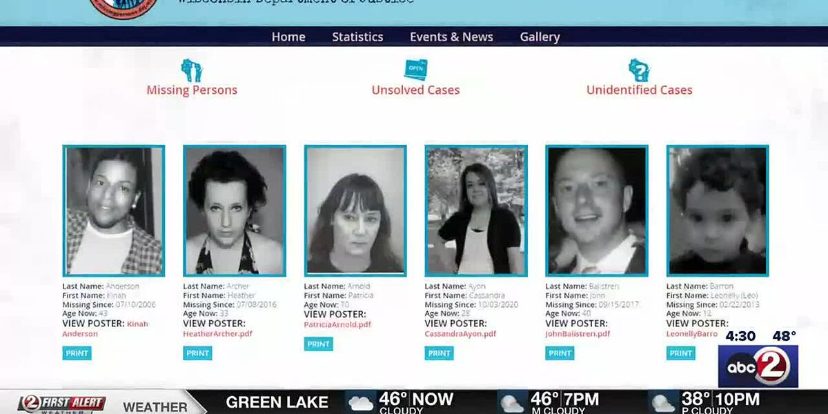 Billboards display missing persons in Wisconsin to raise awareness Billboards display missing persons in Wisconsin to raise awareness
